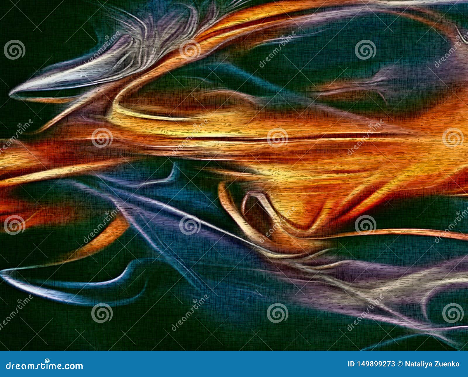 Abstract Psychedelic Background, Texture Color Pencil Stylization for ...