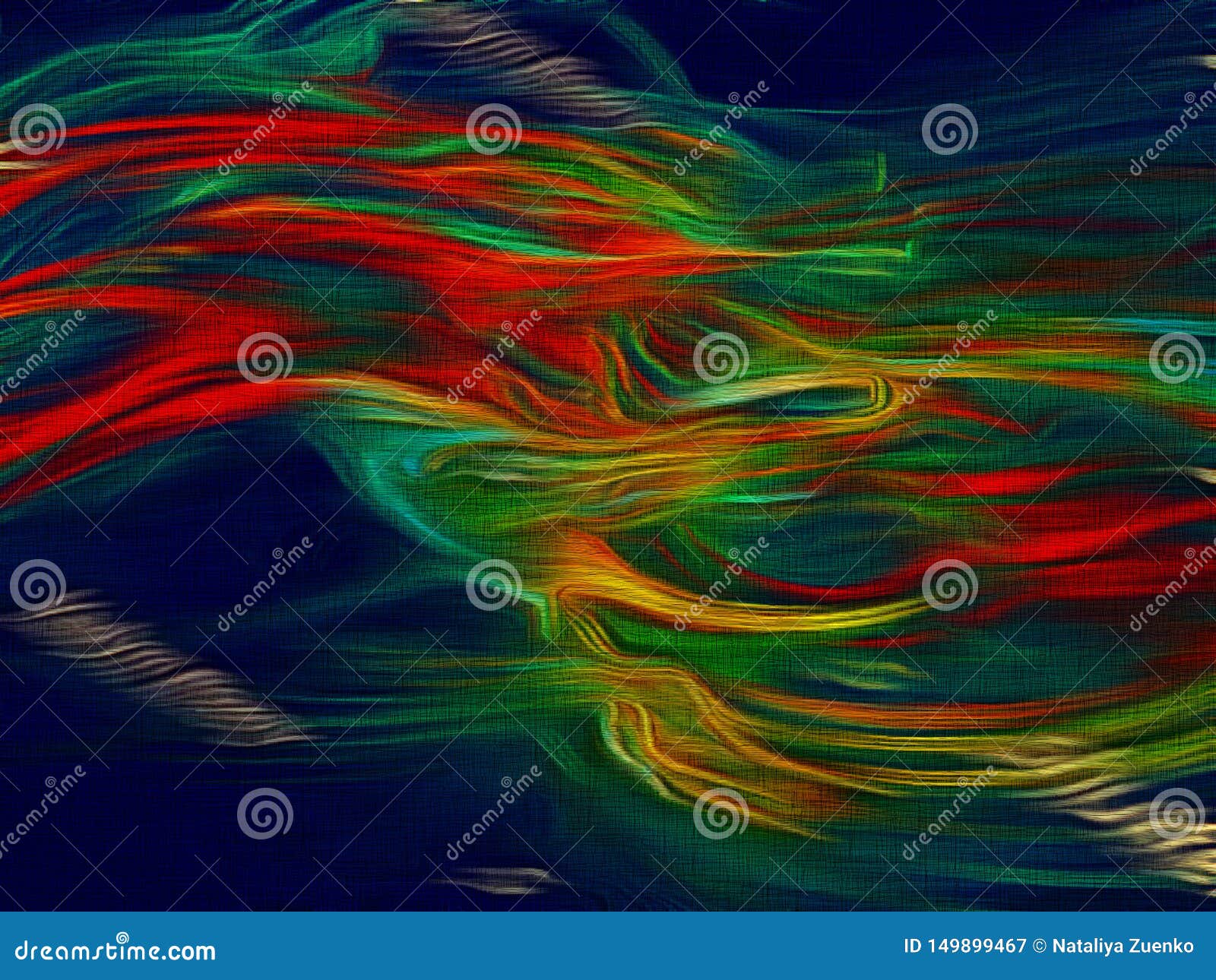 Abstract Psychedelic Background, Texture Color Pencil Stylization for ...