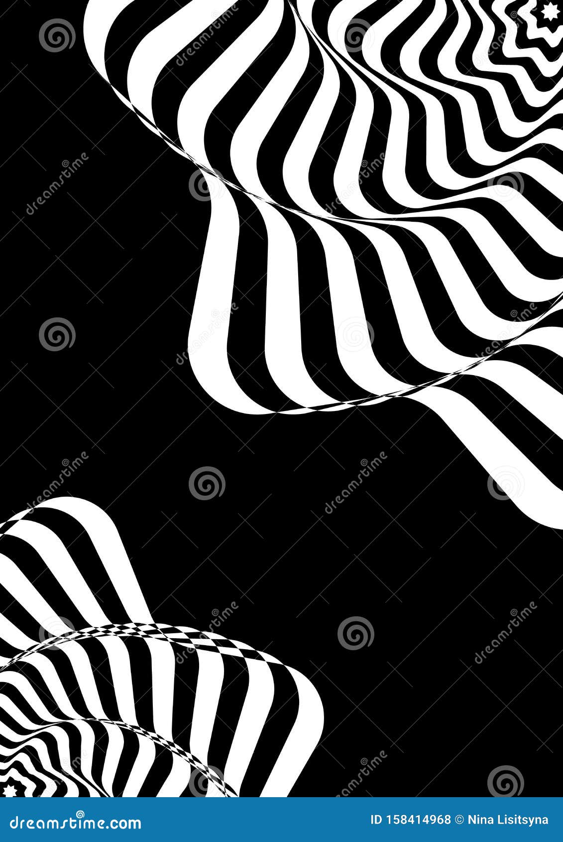 Abstract Psychedelic Backgrounds Stock Vector - Illustration of ...