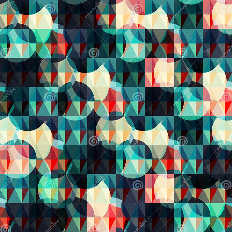 Abstract Psychedelic Geometric Pattern Vector Illustration Stock Vector ...