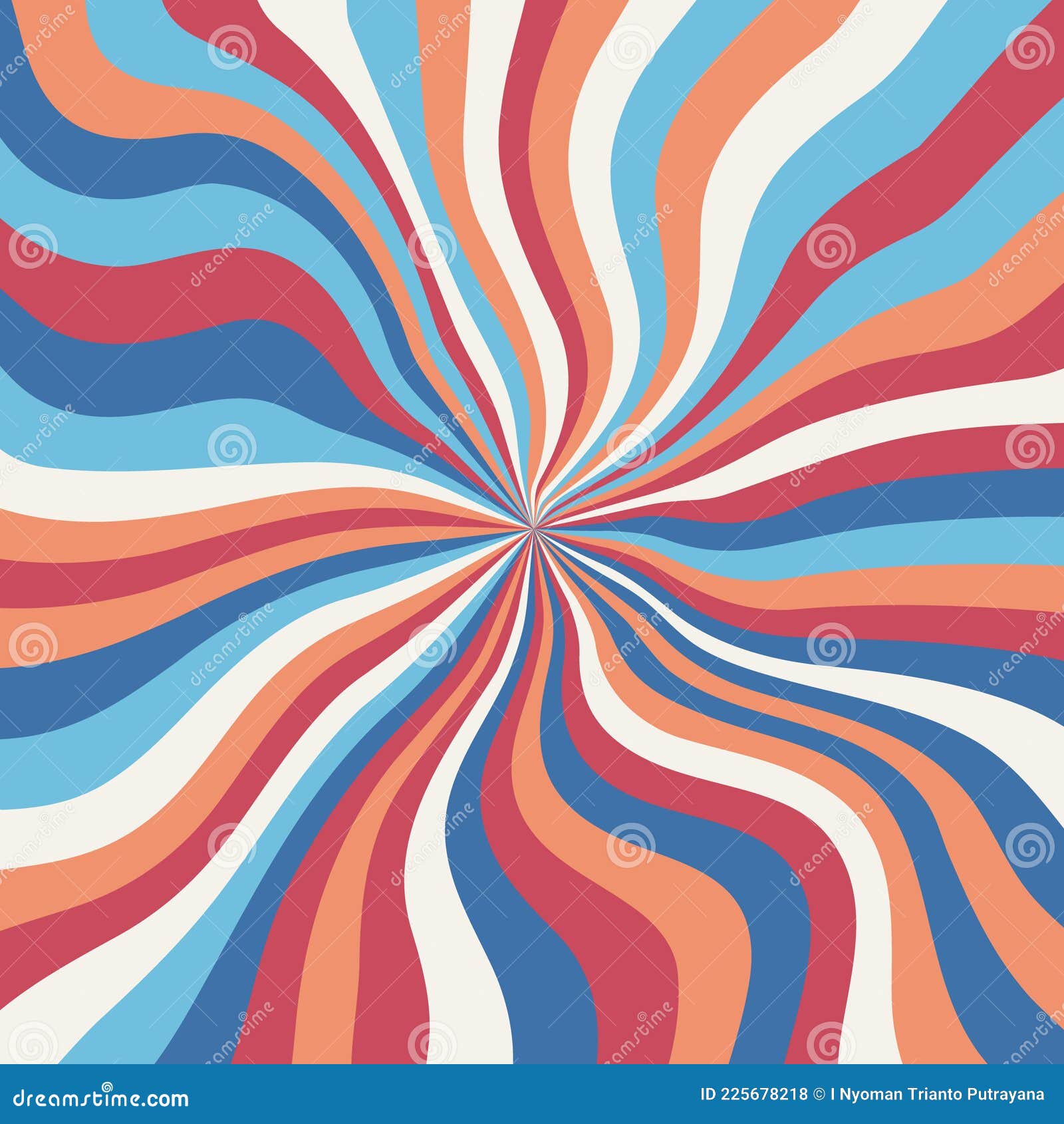 Abstract Psychedelic Groovy Background. Vector Stock Vector ...