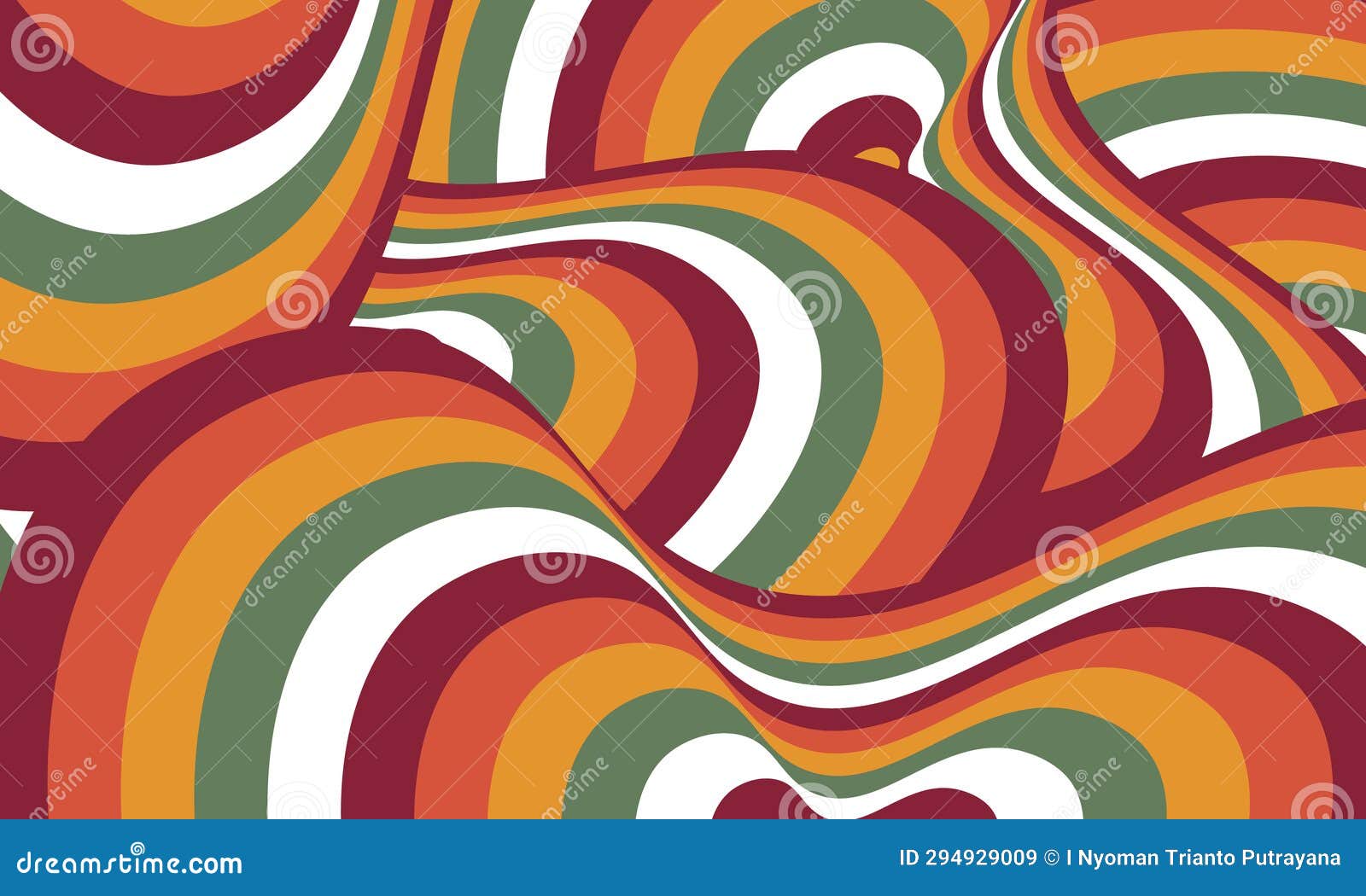 Abstract Psychedelic Groovy Background. Vector. Stock Vector ...