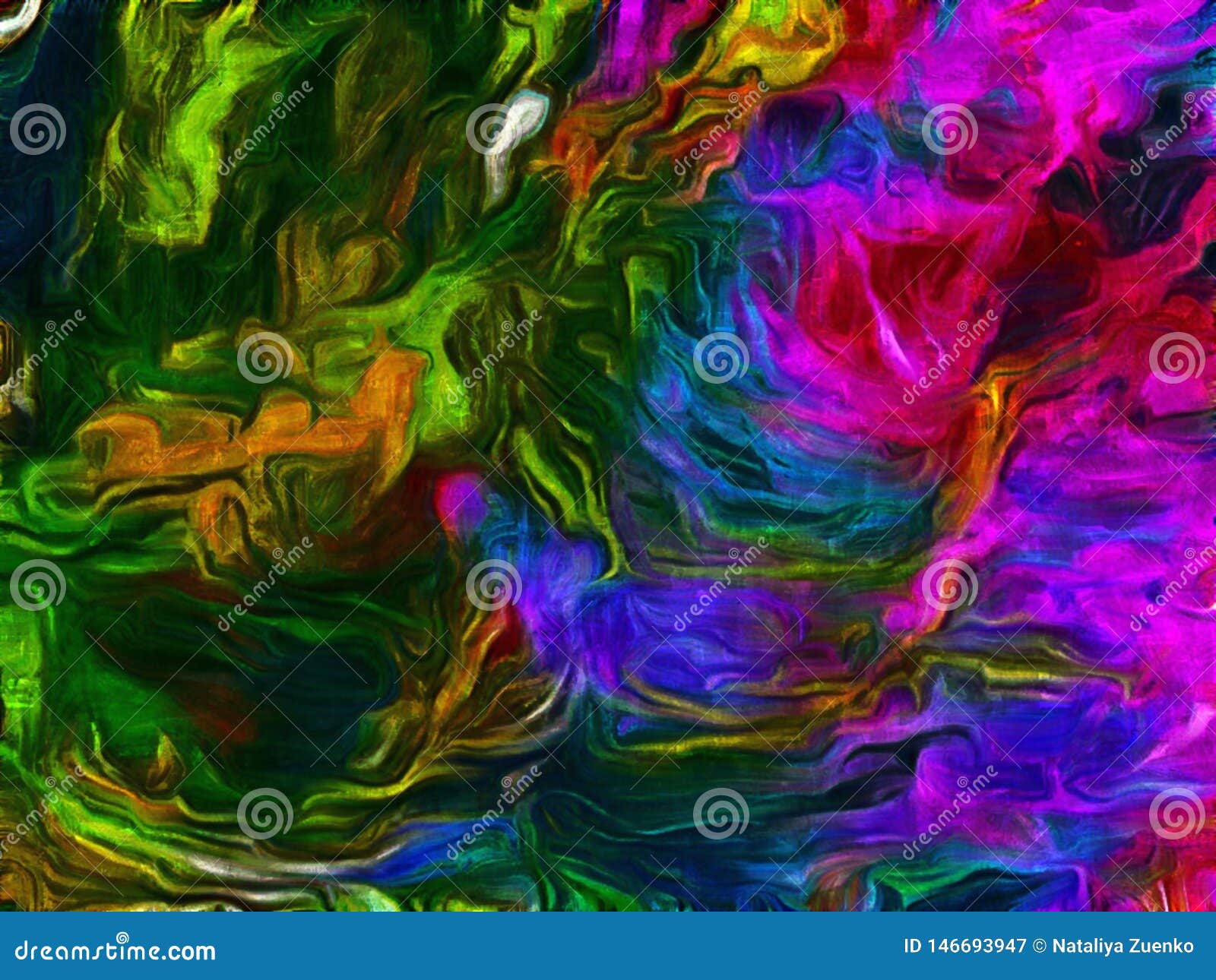 Abstract Psychedelic Grunge Background Graphic Stylization on a ...