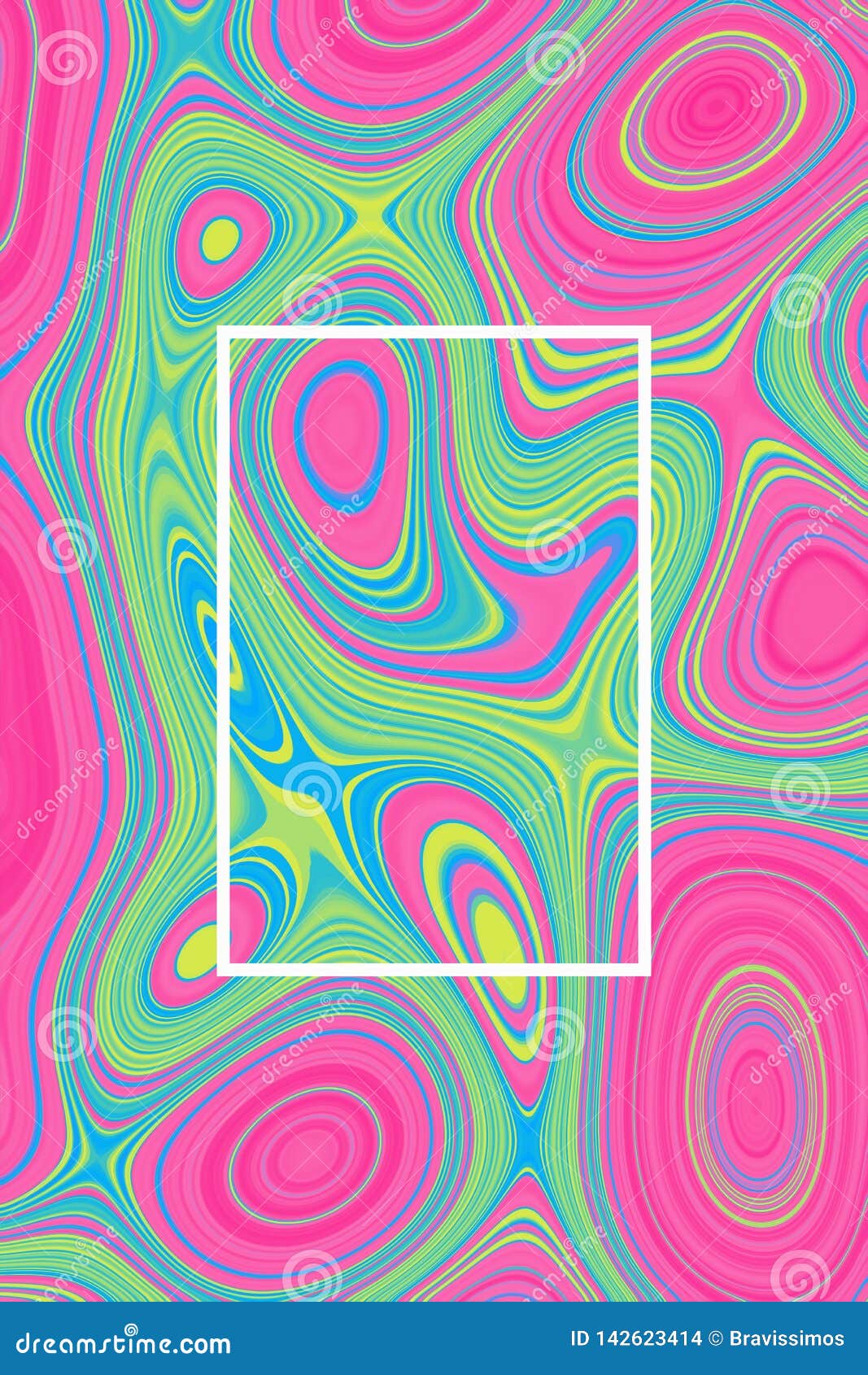 Psychedelic Art Poster Set 1960s Style Vector Illustration ...