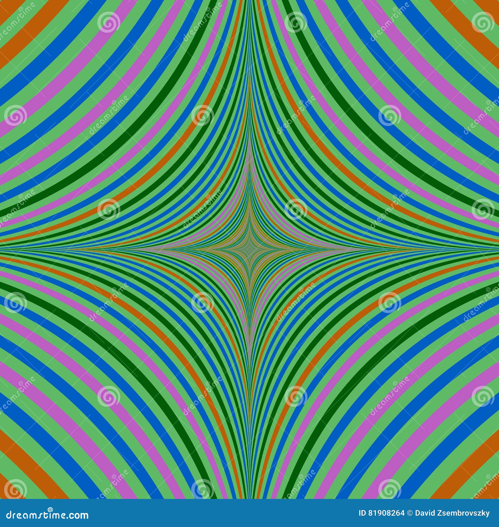 Abstract Psychedelic Quadratic Background Design Stock Vector ...