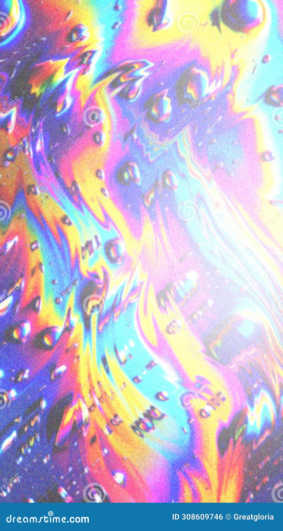 Abstract a Psychedelic Rainbow Effect. Stock Photo - Image of shine ...