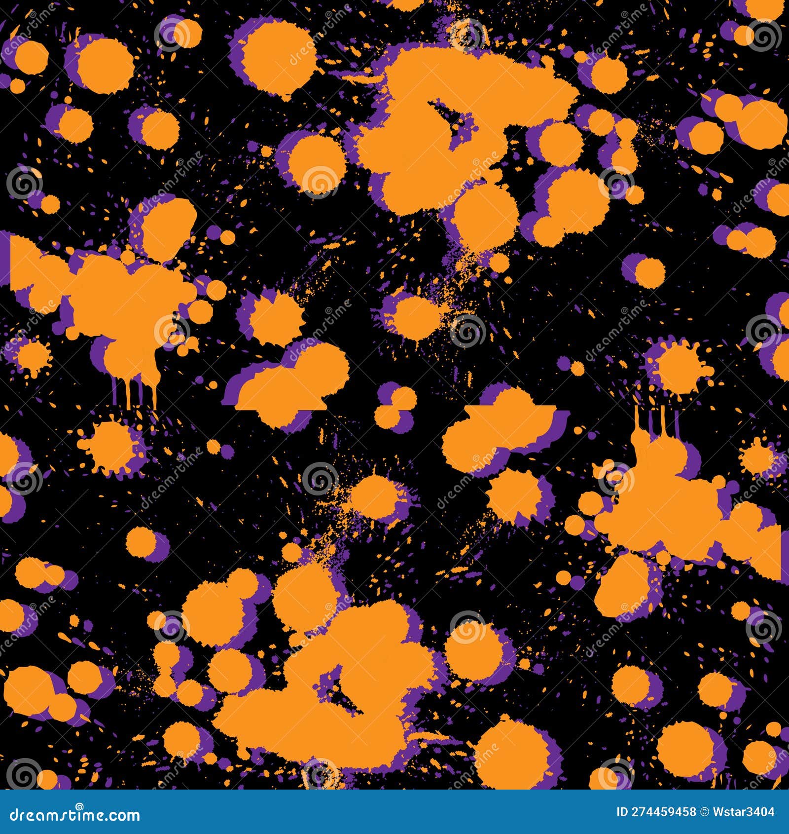 Abstract Psychedelic Trippy Color Splash Background Stock Vector ...