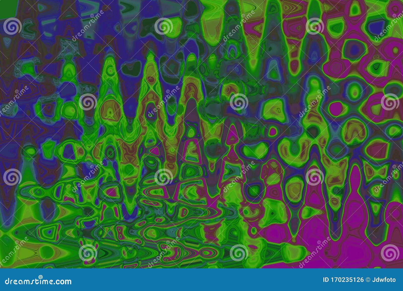 Wavy Psychedelic Blend stock illustration. Illustration of asymmetric ...