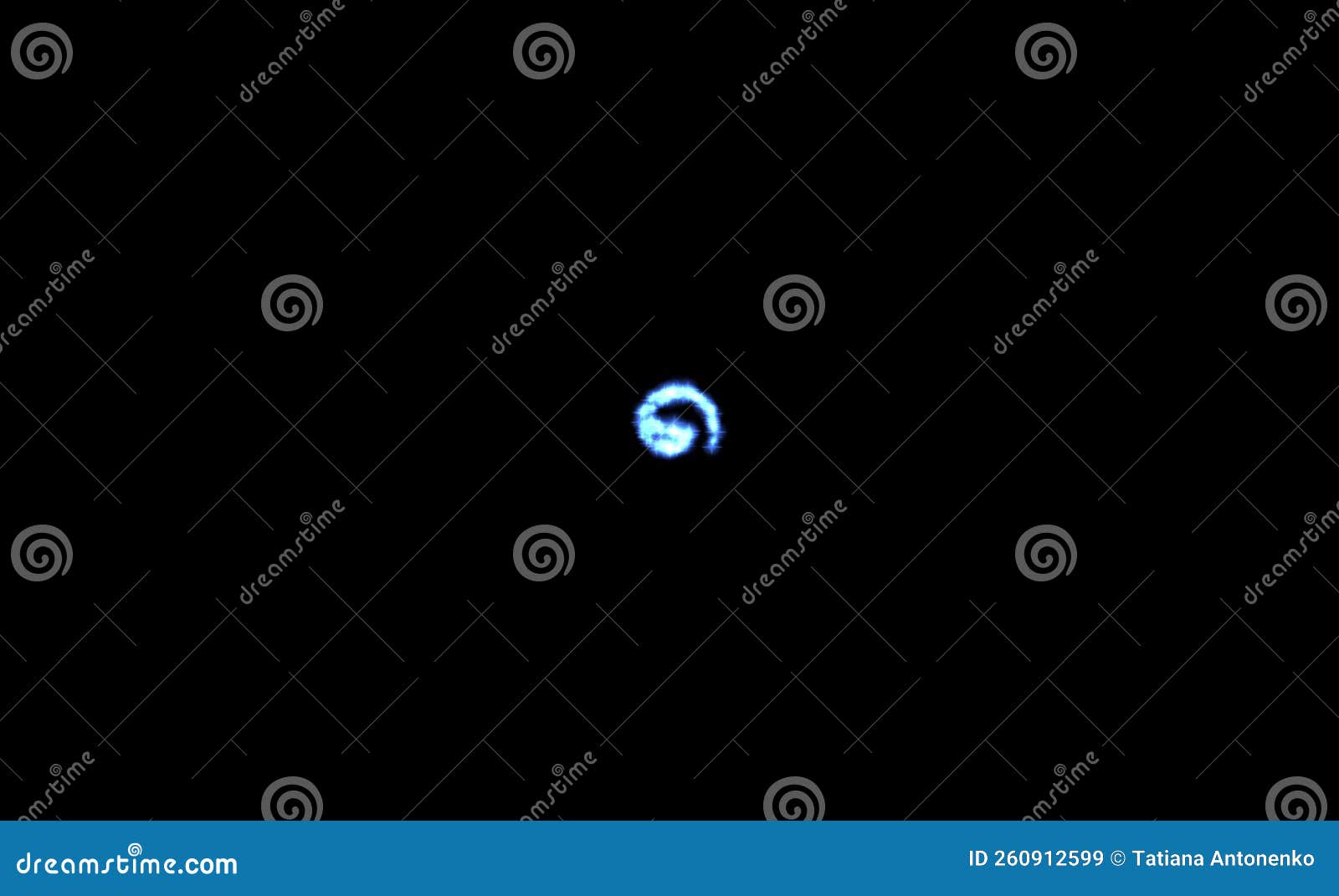 Abstract Pulsating Glow Element from Particles and Dots. Explosion, of ...