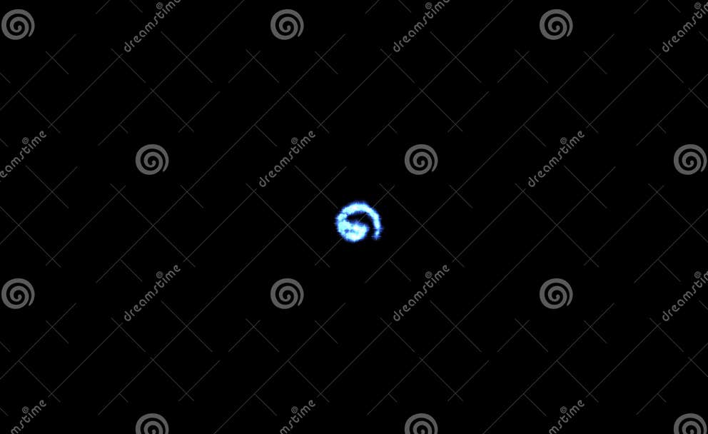 Abstract Pulsating Glow Element from Particles and Dots. Explosion, of ...