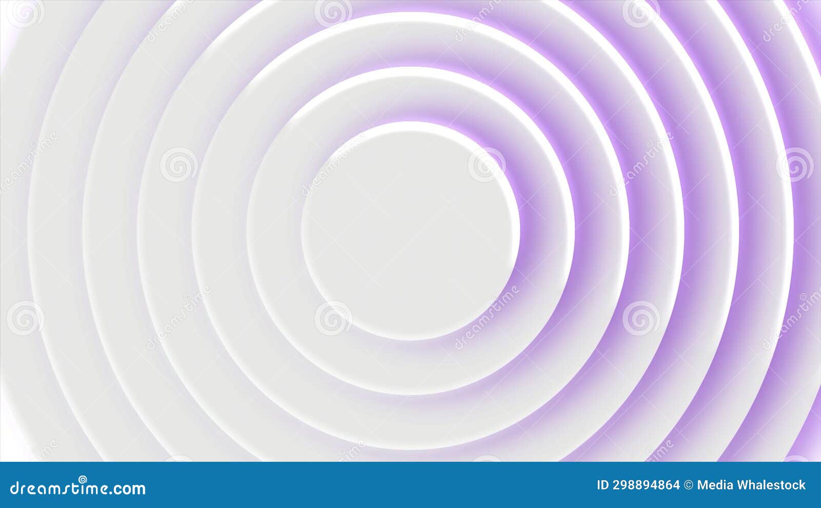 Abstract Pulsating Pink Rings Background. Motion. Concentric Circles ...