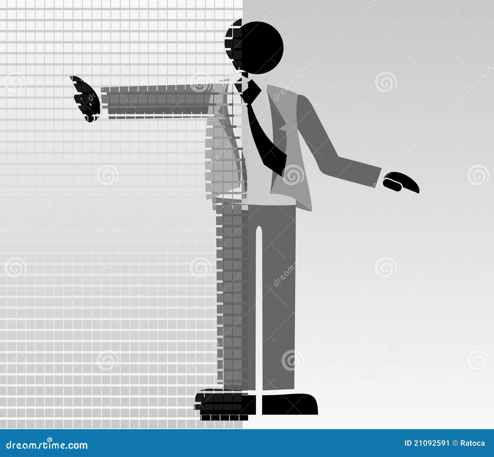 Abstract puppet elegant stock vector. Illustration of effects - 21092591