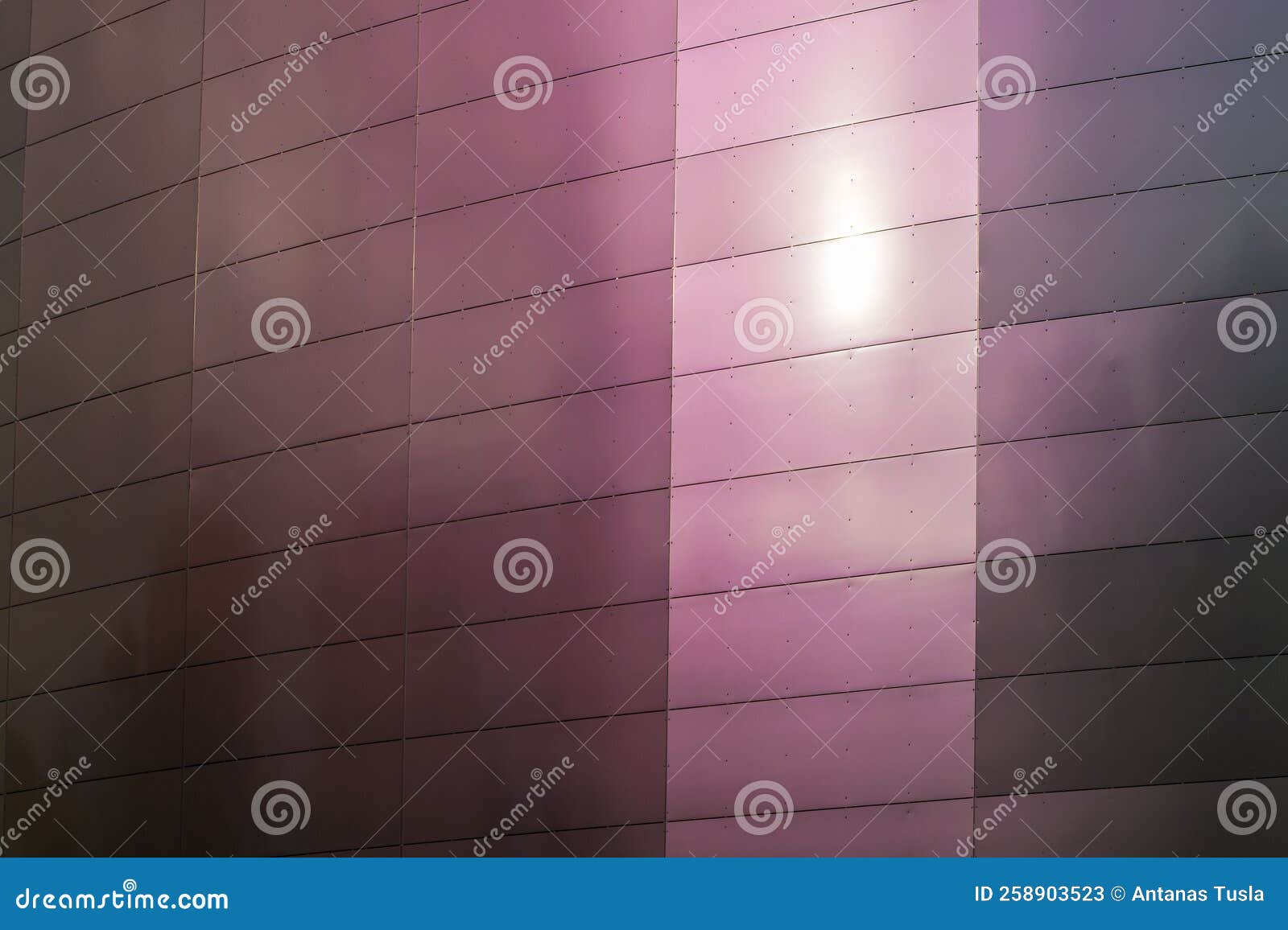 Abstract Building Wall Texture Background with Reflection Stock Image ...