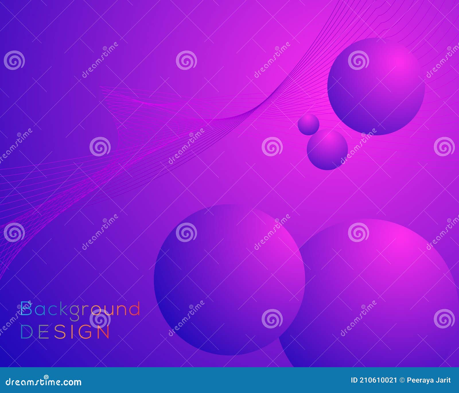 Abstract Purple Ball Background Stock Vector - Illustration of ...