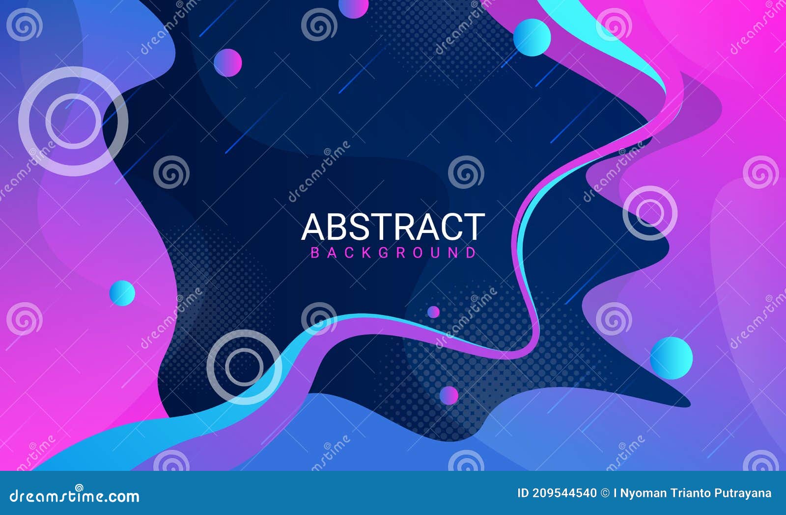 Abstract Purple and Blue Gradient Wave Background Stock Vector ...