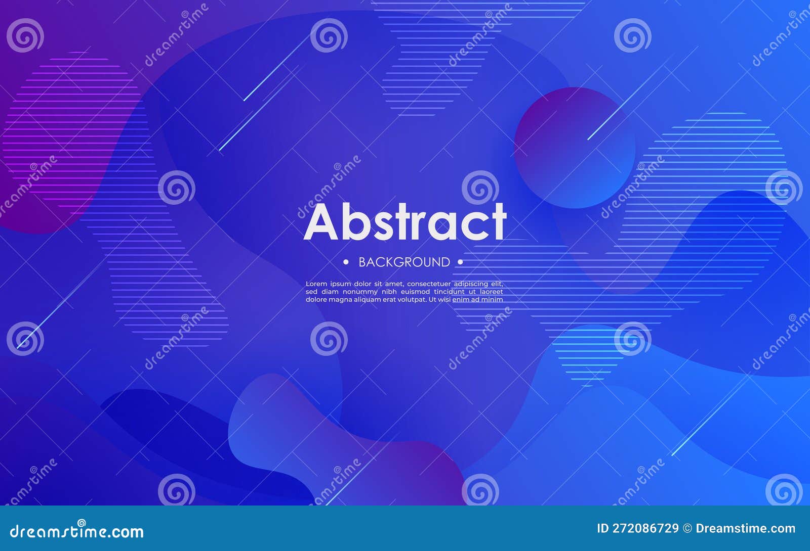 Abstract Purple Blue Liquid Color Gradient Wavy Geometric Fluid Shape ...