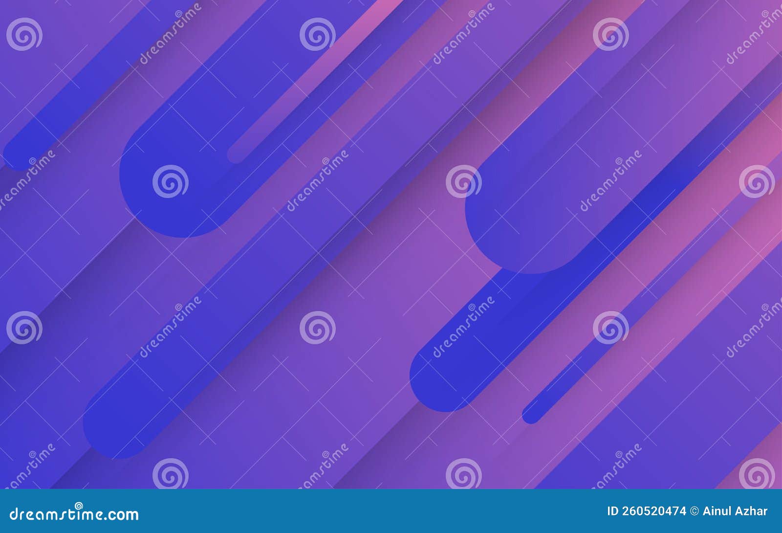 Abstract Purple Blue with Rounded Overlap Shape Decoration Background ...