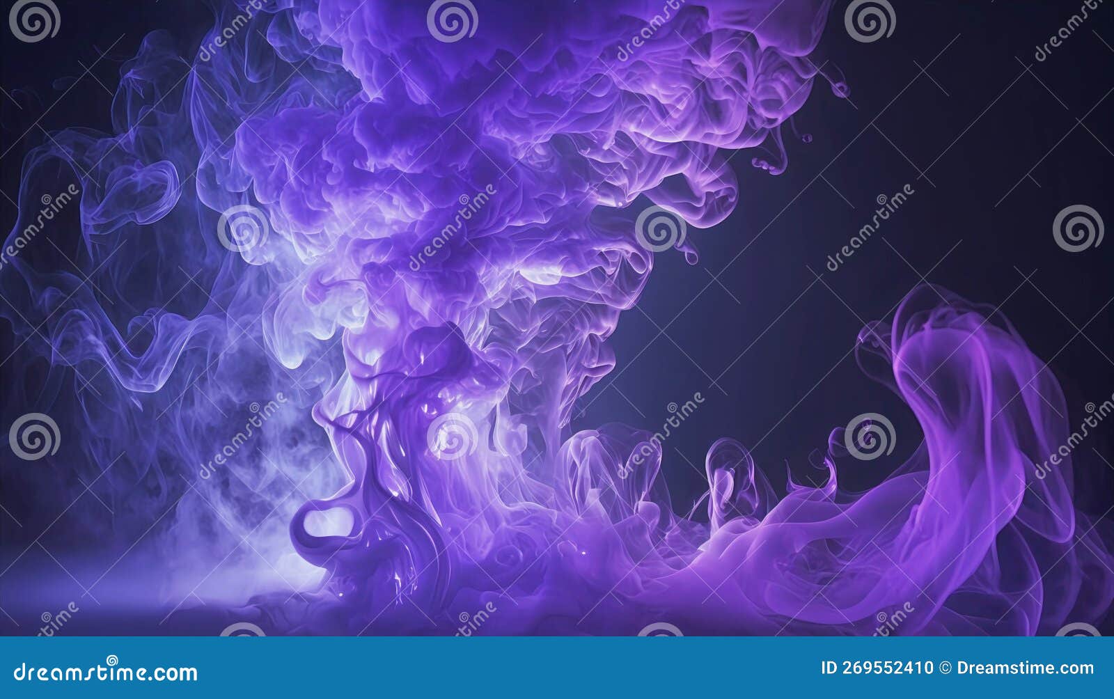 Abstract Purple Blue Smoky Background.AI Generated Stock Illustration ...
