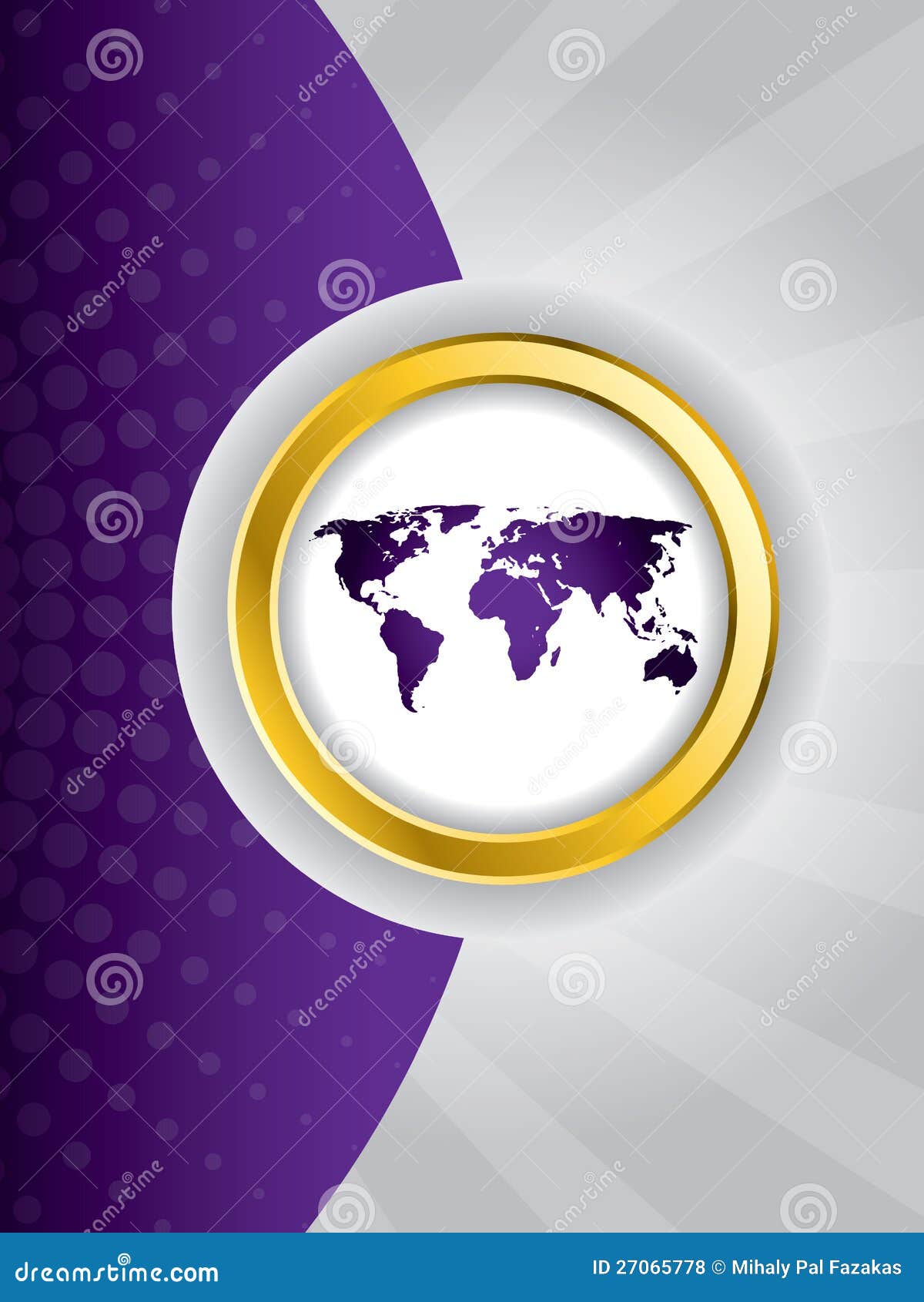 Purple Brochure Design. Horizontal Cover Template For Brochure, Report ...