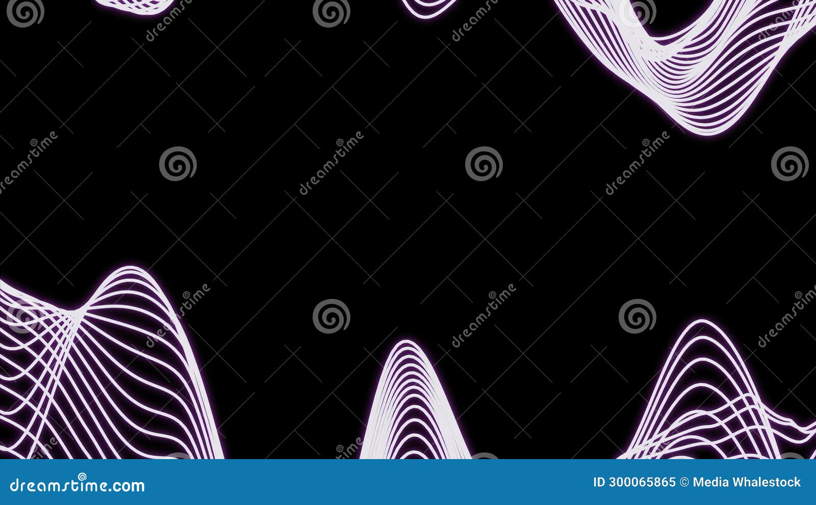 Abstract Purple Colored Streaks. Design. Moving and Bending Animated ...