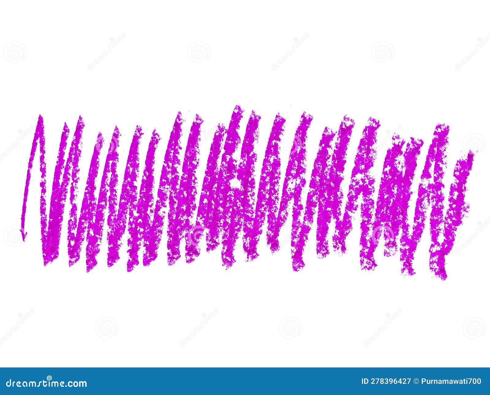 Abstract Purple Crayon on White Background. Purple Crayon Scribble ...