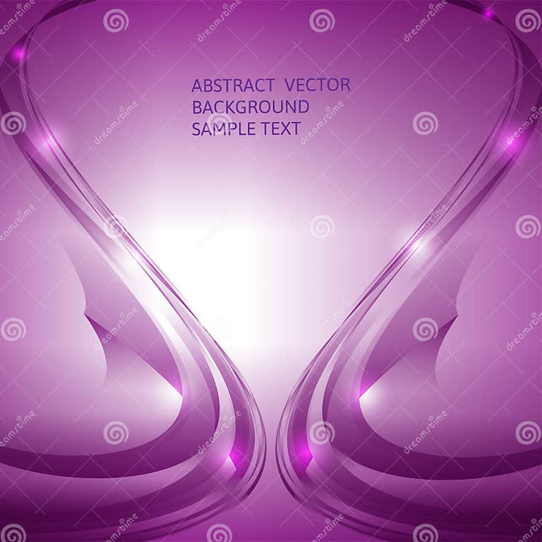 Abstract Purple Curve Vector Background Vector Graphic Design with Copy ...