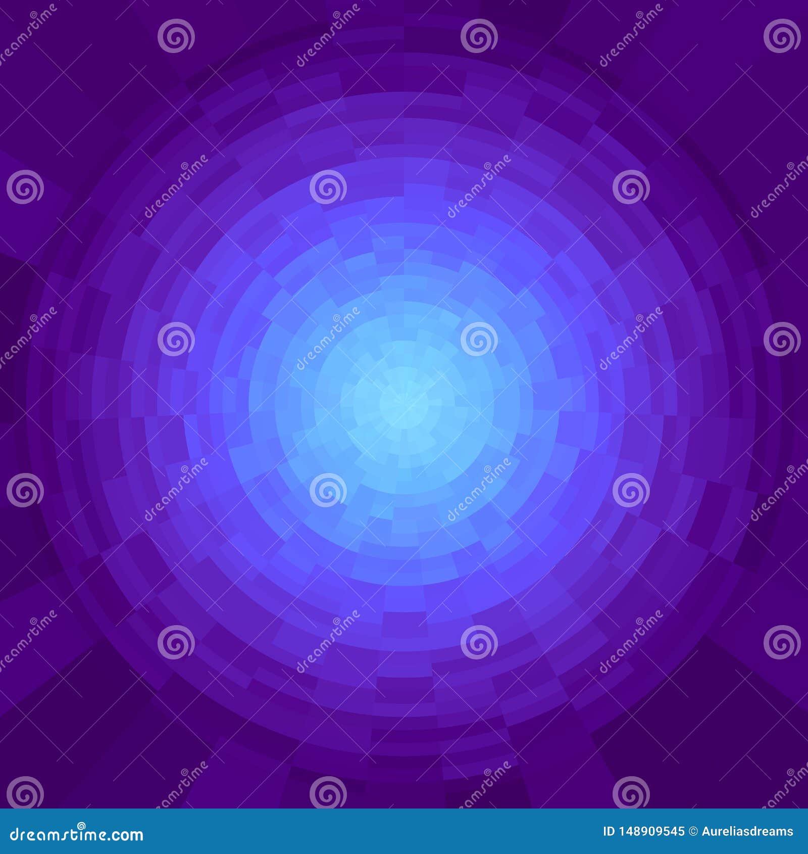 Abstract Purple and Cyan Radial Gradient Background. Texture with ...