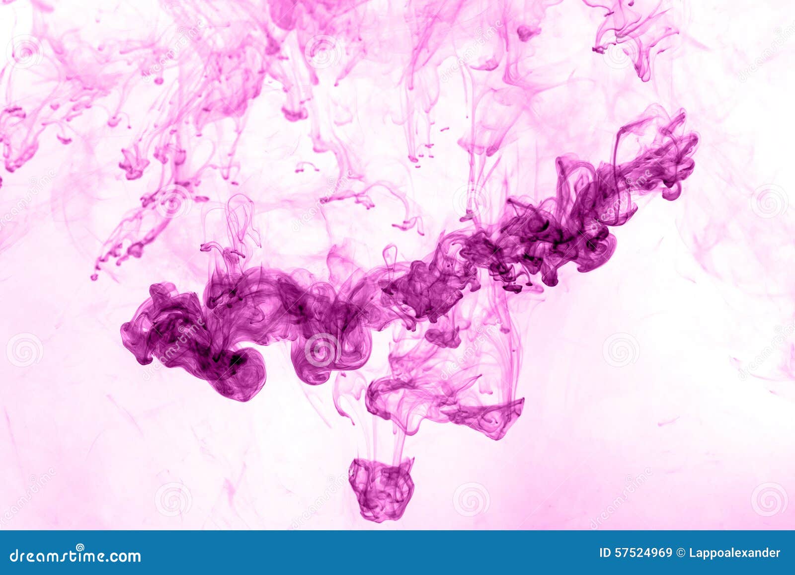 Abstract Purple Dye in Wate Stock Image - Image of falling, magic: 57524969