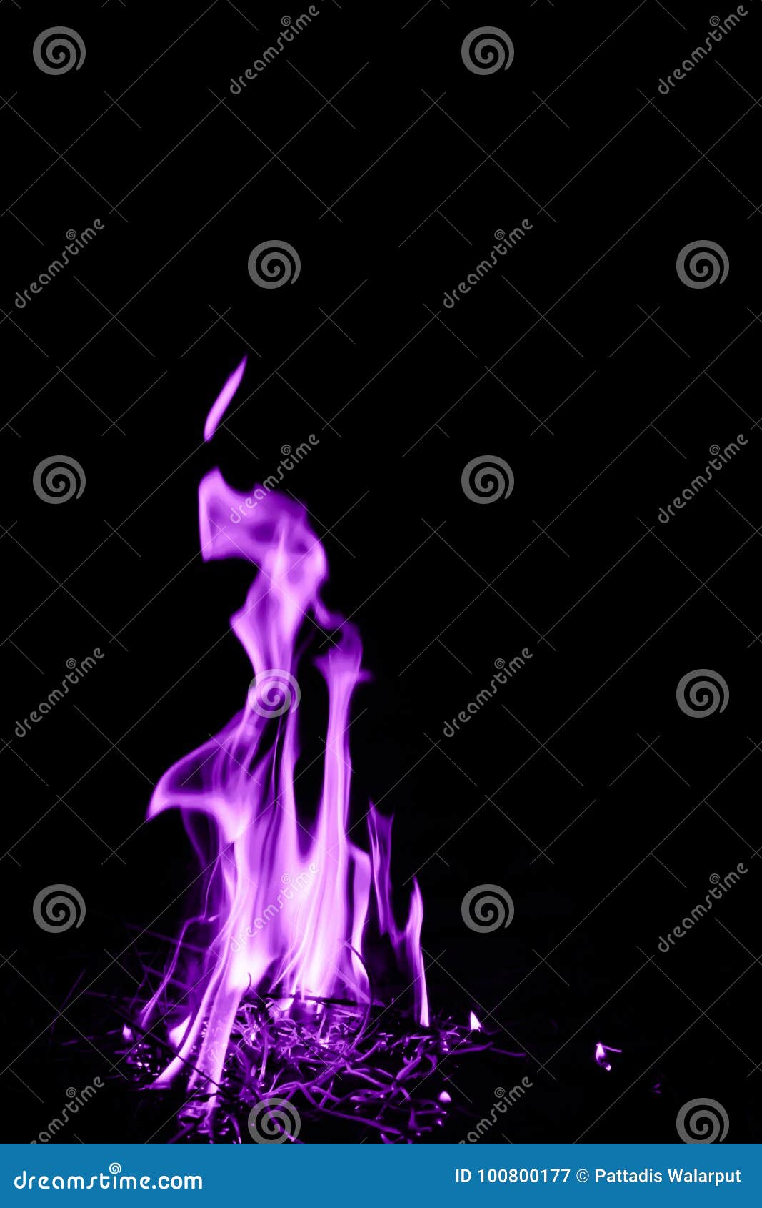 Abstract Purple Fire Flames Stock Image - Image of nature, redyellow ...
