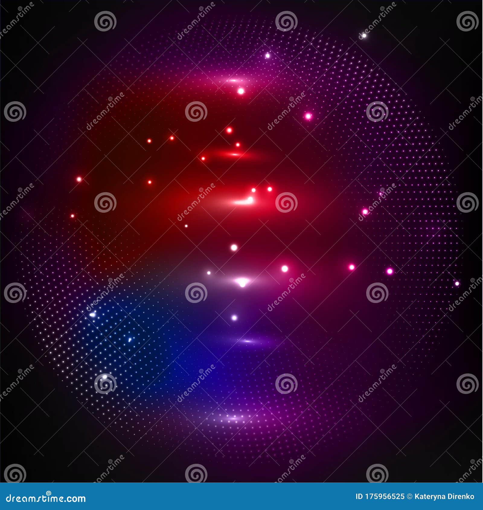 Purple Flash With Rays And Spotlight. Realistic Light Glare, High Loth ...