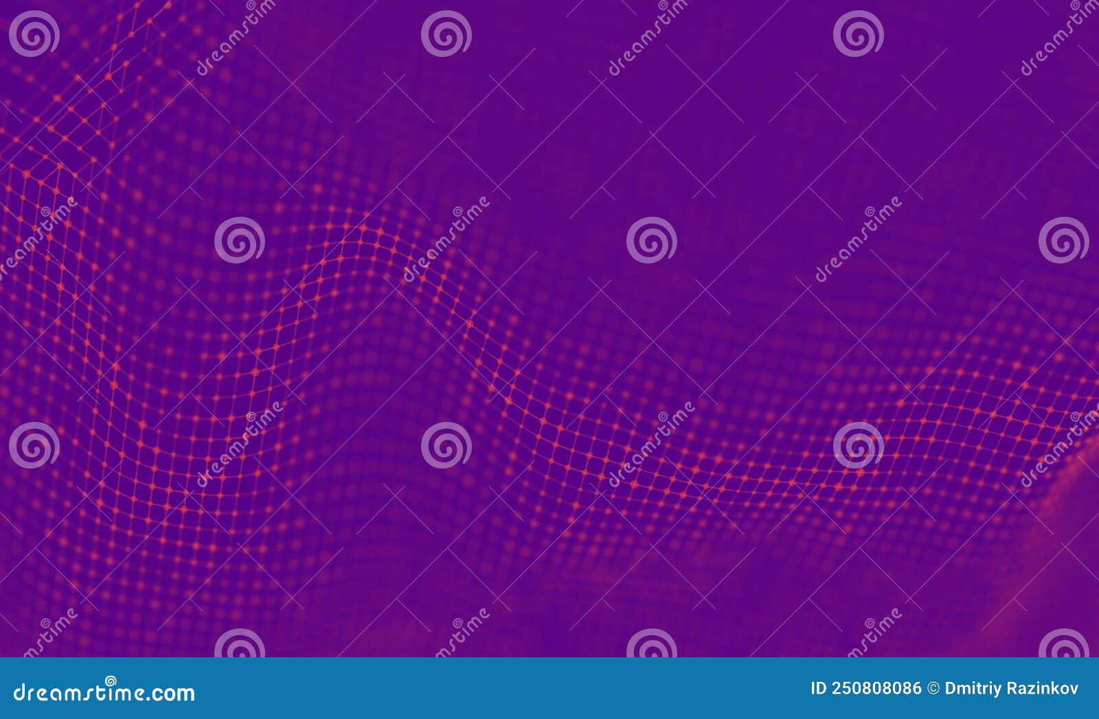 Abstract Purple Geometrical Background . Connection Structure. Science ...
