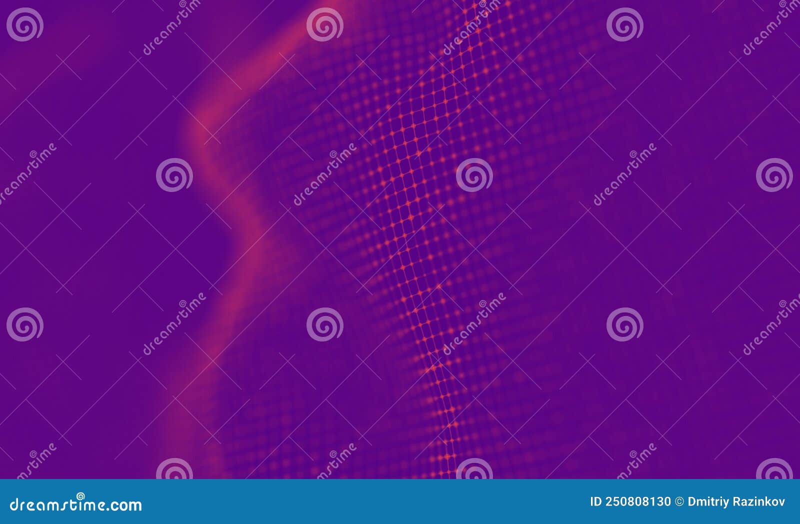 Abstract Purple Geometrical Background . Connection Structure. Science ...
