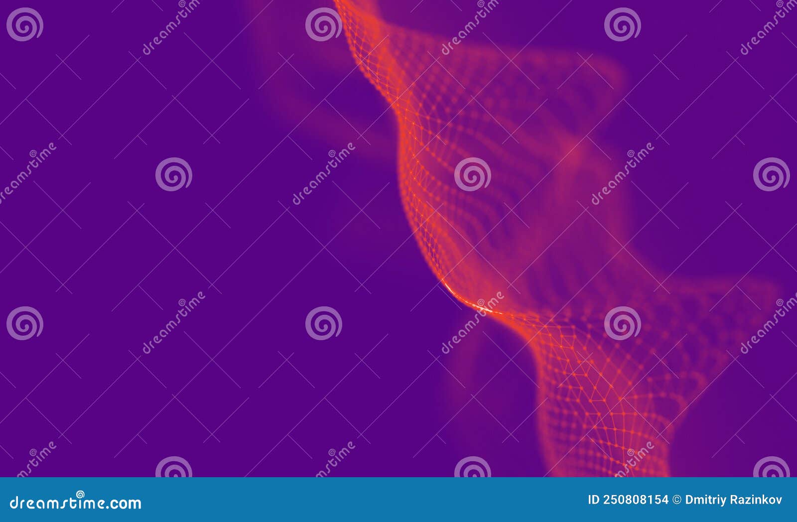 Abstract Purple Geometrical Background . Connection Structure. Science ...