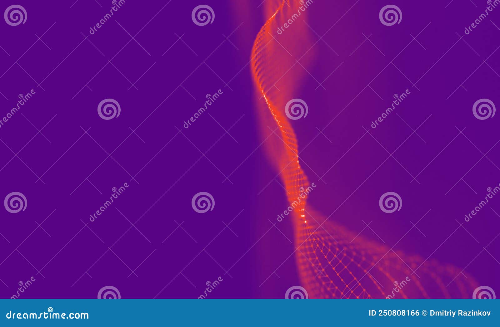 Abstract Purple Geometrical Background . Connection Structure. Science ...