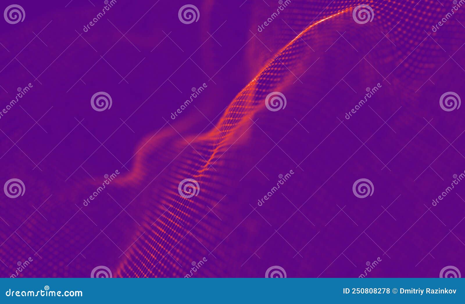 Abstract Purple Geometrical Background . Connection Structure. Science ...