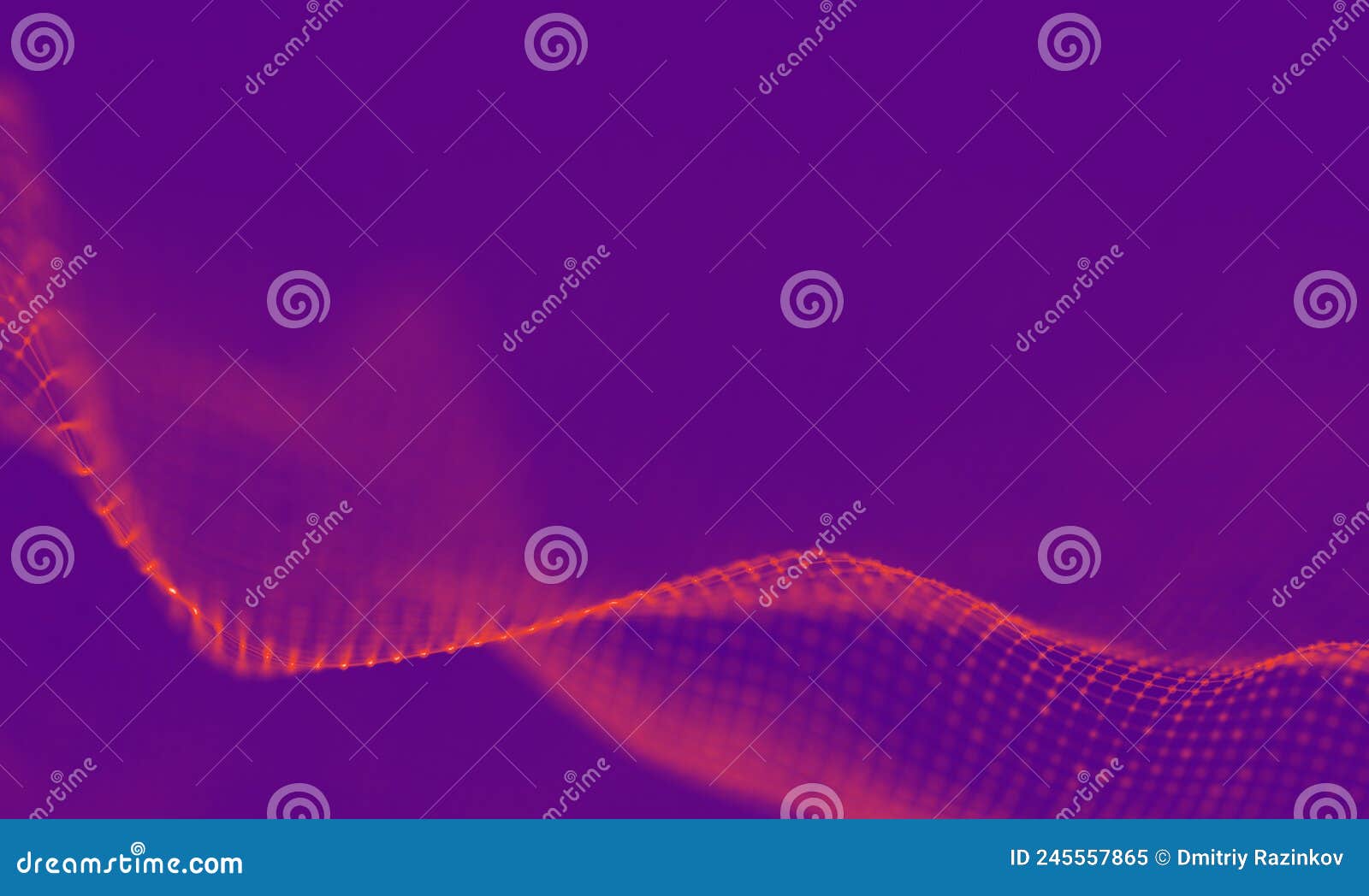 Abstract Purple Geometrical Background . Connection Structure. Science ...
