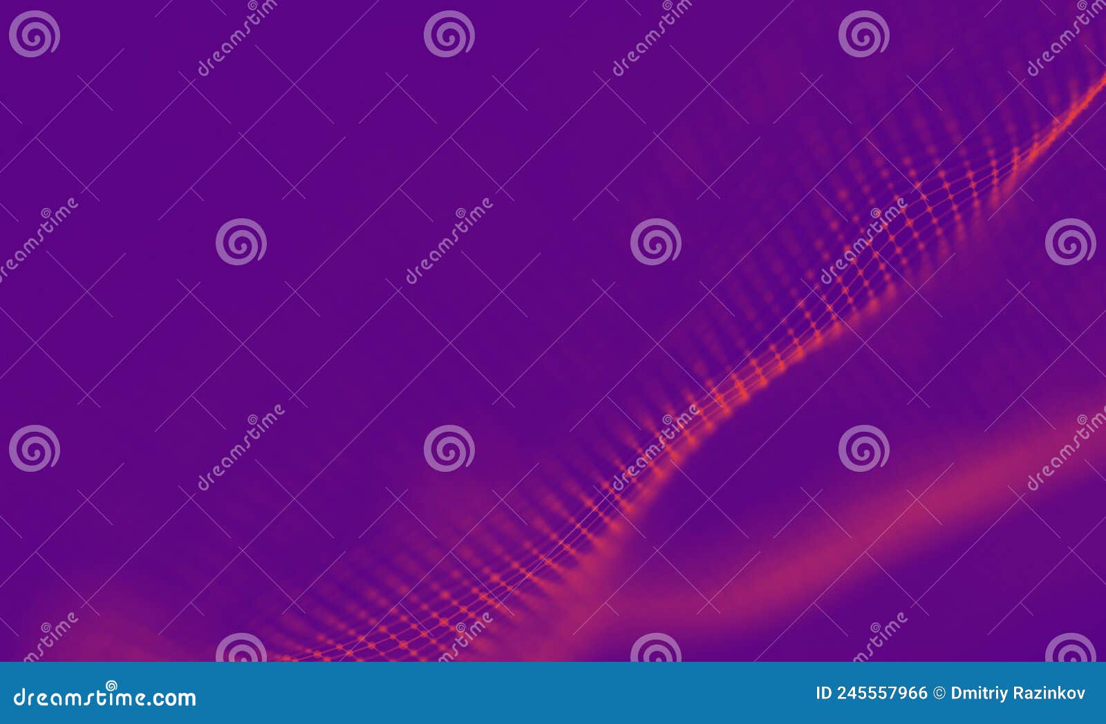 Abstract Purple Geometrical Background . Connection Structure. Science ...