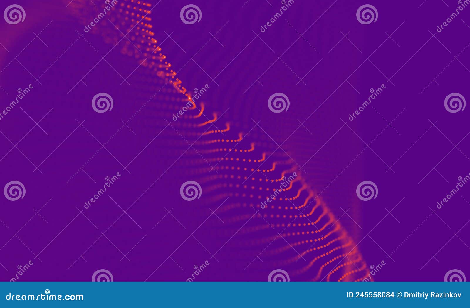 Abstract Purple Geometrical Background . Connection Structure. Science ...
