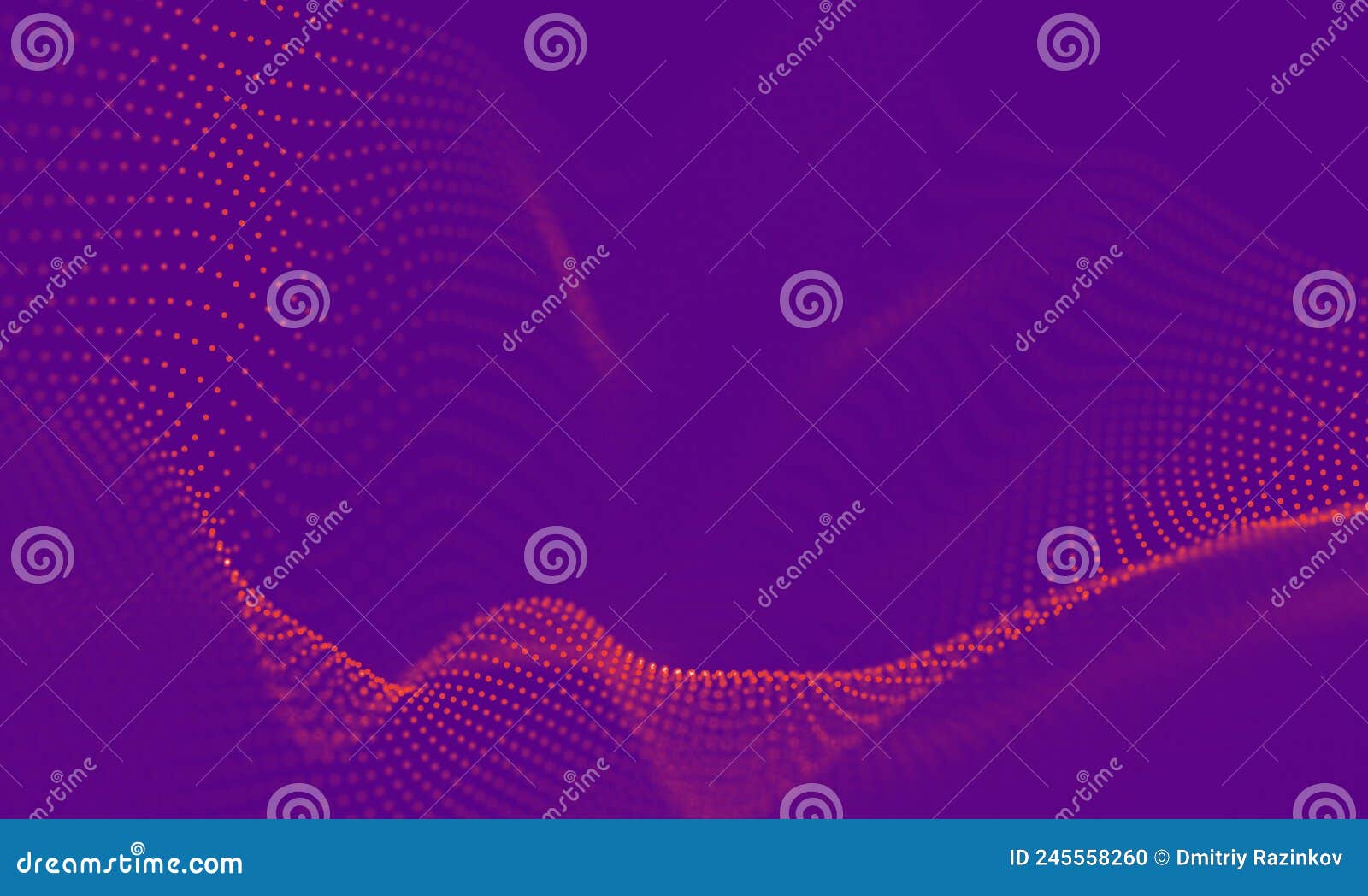 Abstract Purple Geometrical Background . Connection Structure. Science ...