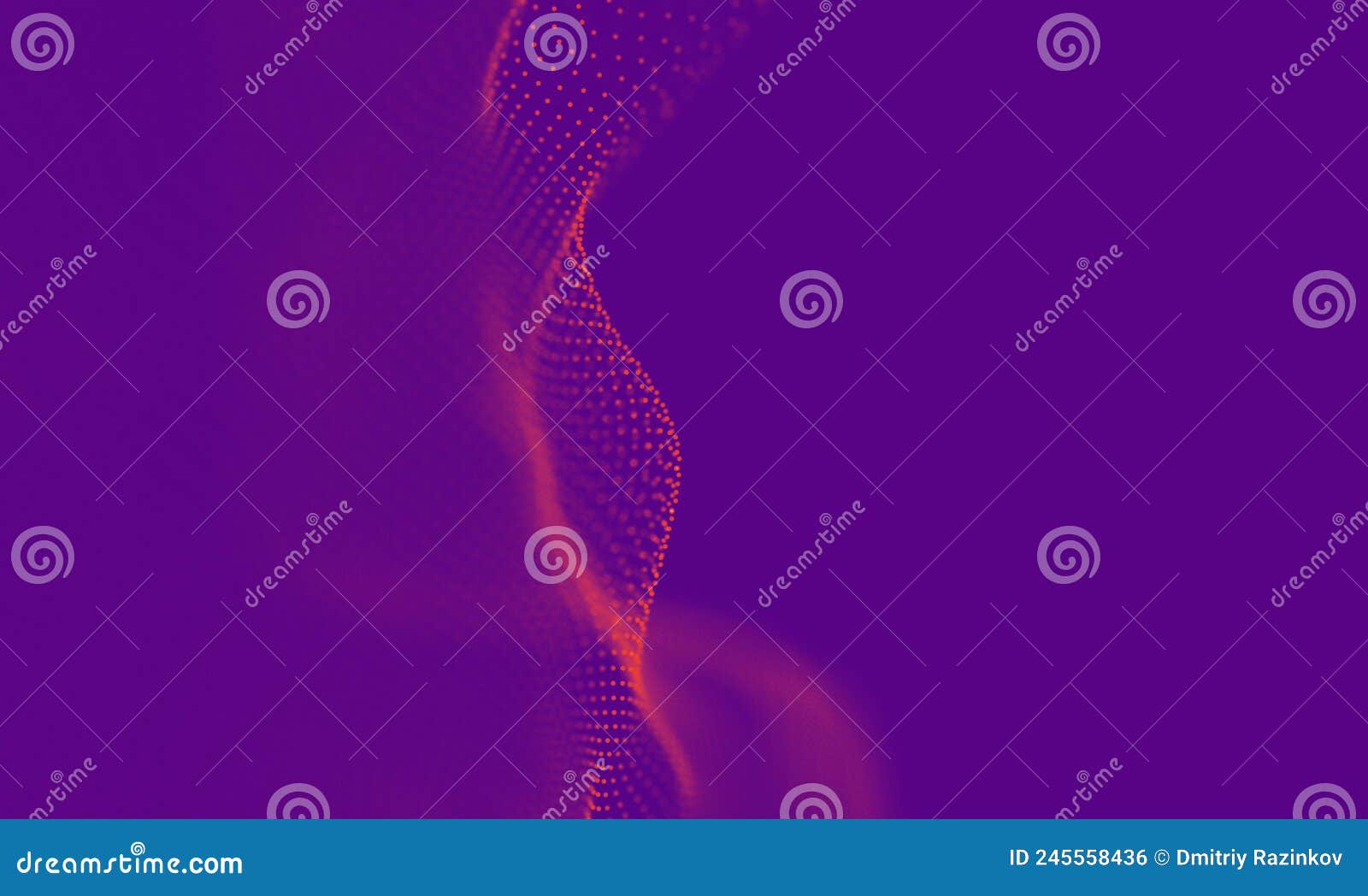 Abstract Purple Geometrical Background . Connection Structure. Science ...