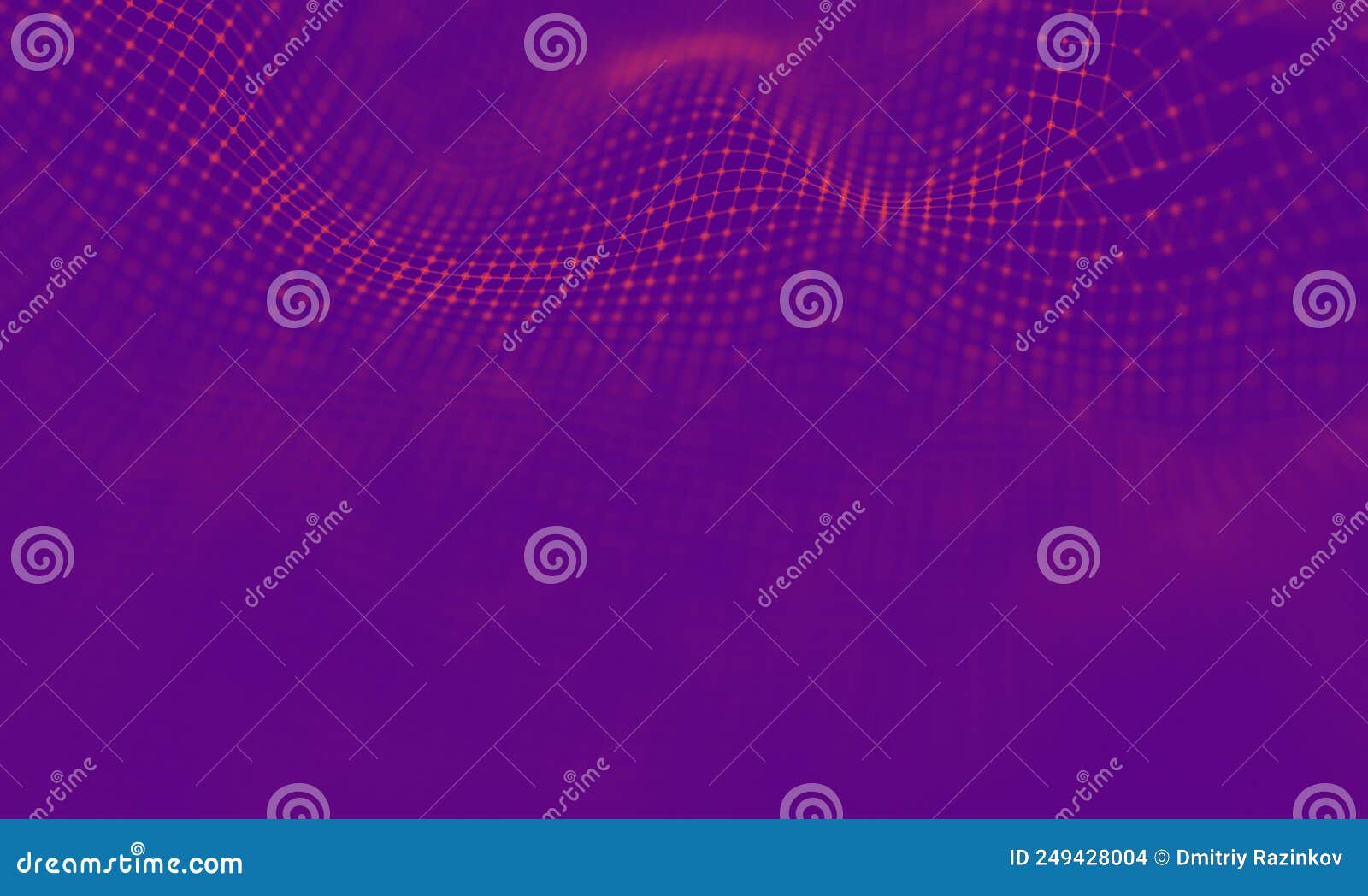 Abstract Purple Geometrical Background . Connection Structure. Science ...