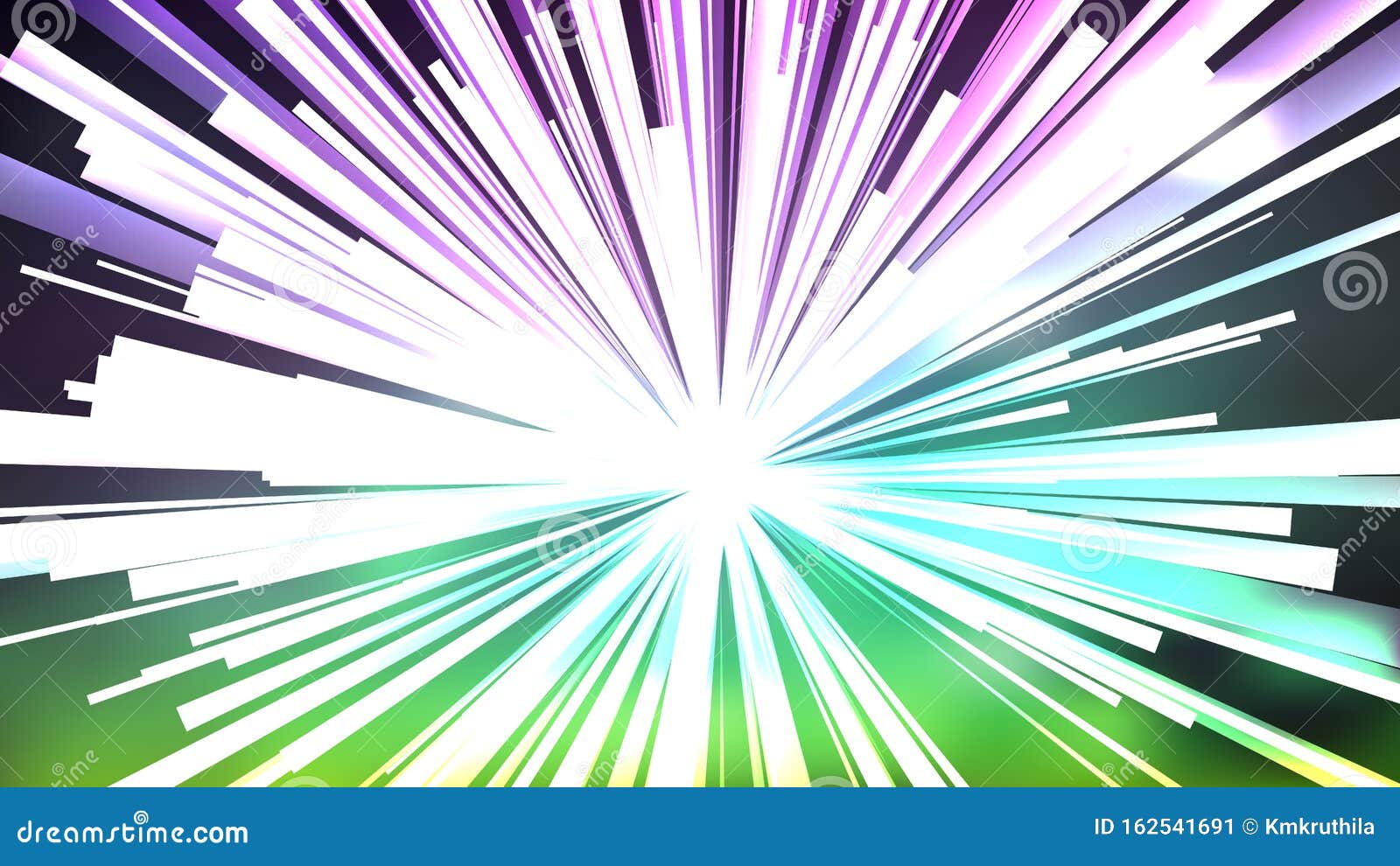 Abstract Purple and Green Light Rays Background Stock Vector ...