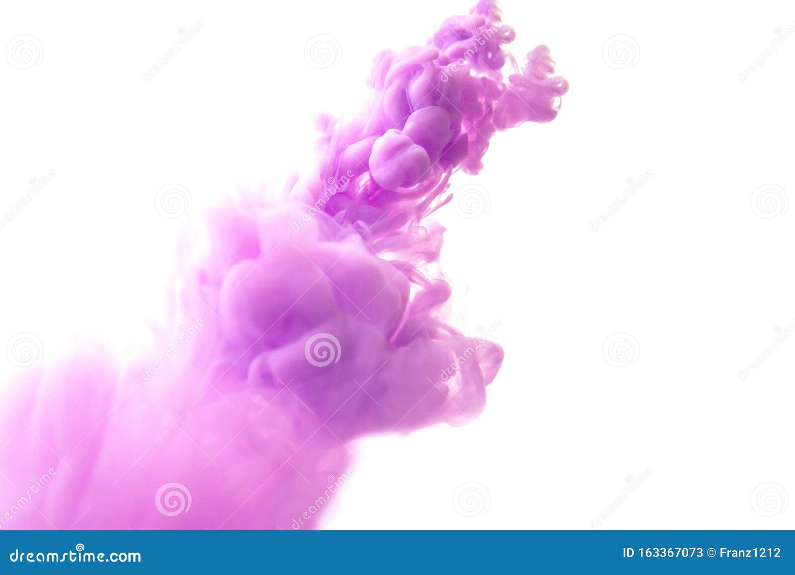 Abstract Purple Ink in Water Stock Image - Image of cloud, bright ...