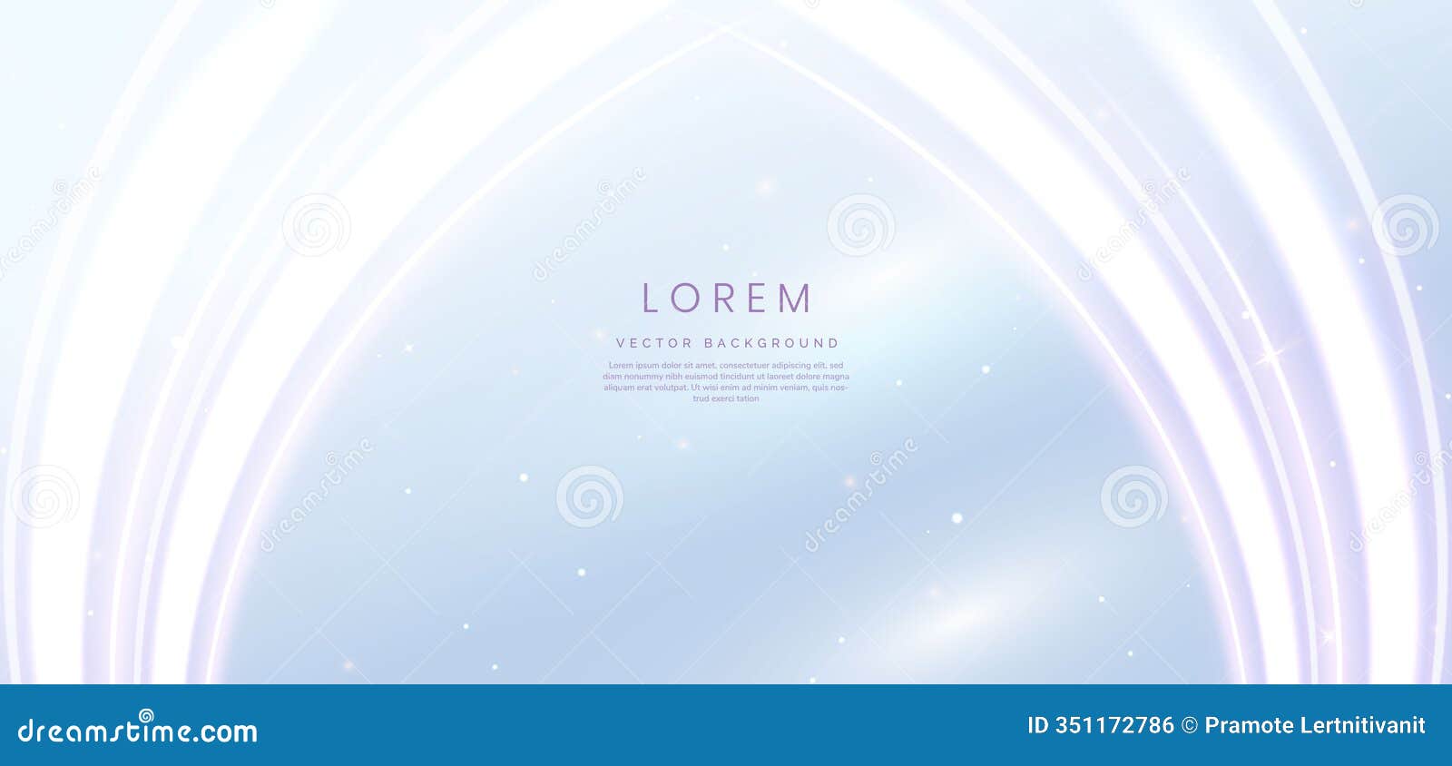 Abstract Purple Light Curved Ray on Grey Background with Lighting ...