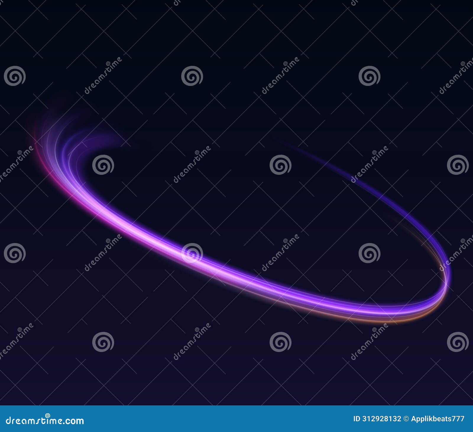 Abstract Purple Light Lines Realistic Vector Illustration Stock Vector ...