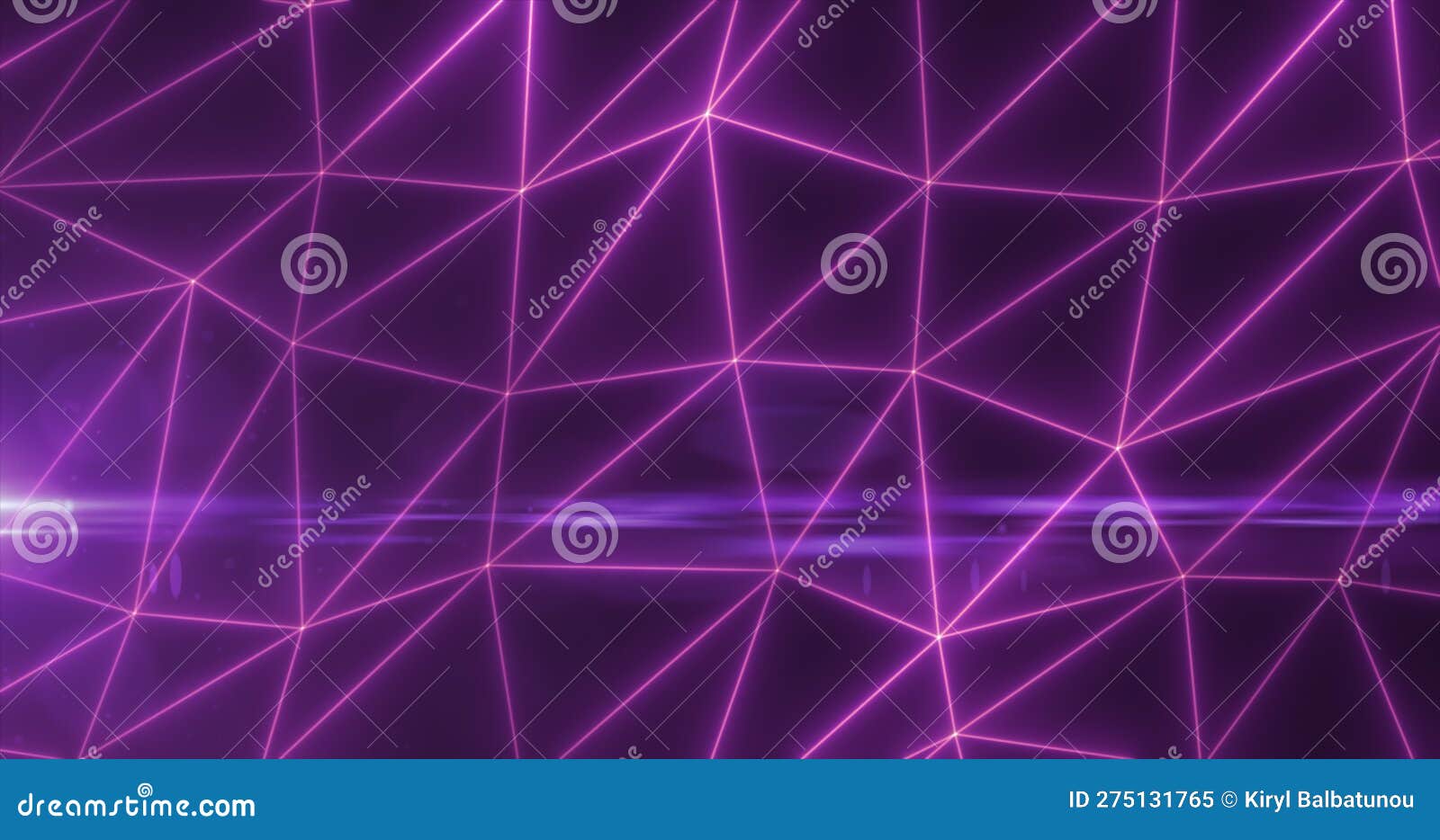 Abstract Purple Lines and Triangles Glowing High Tech Digital Energy ...