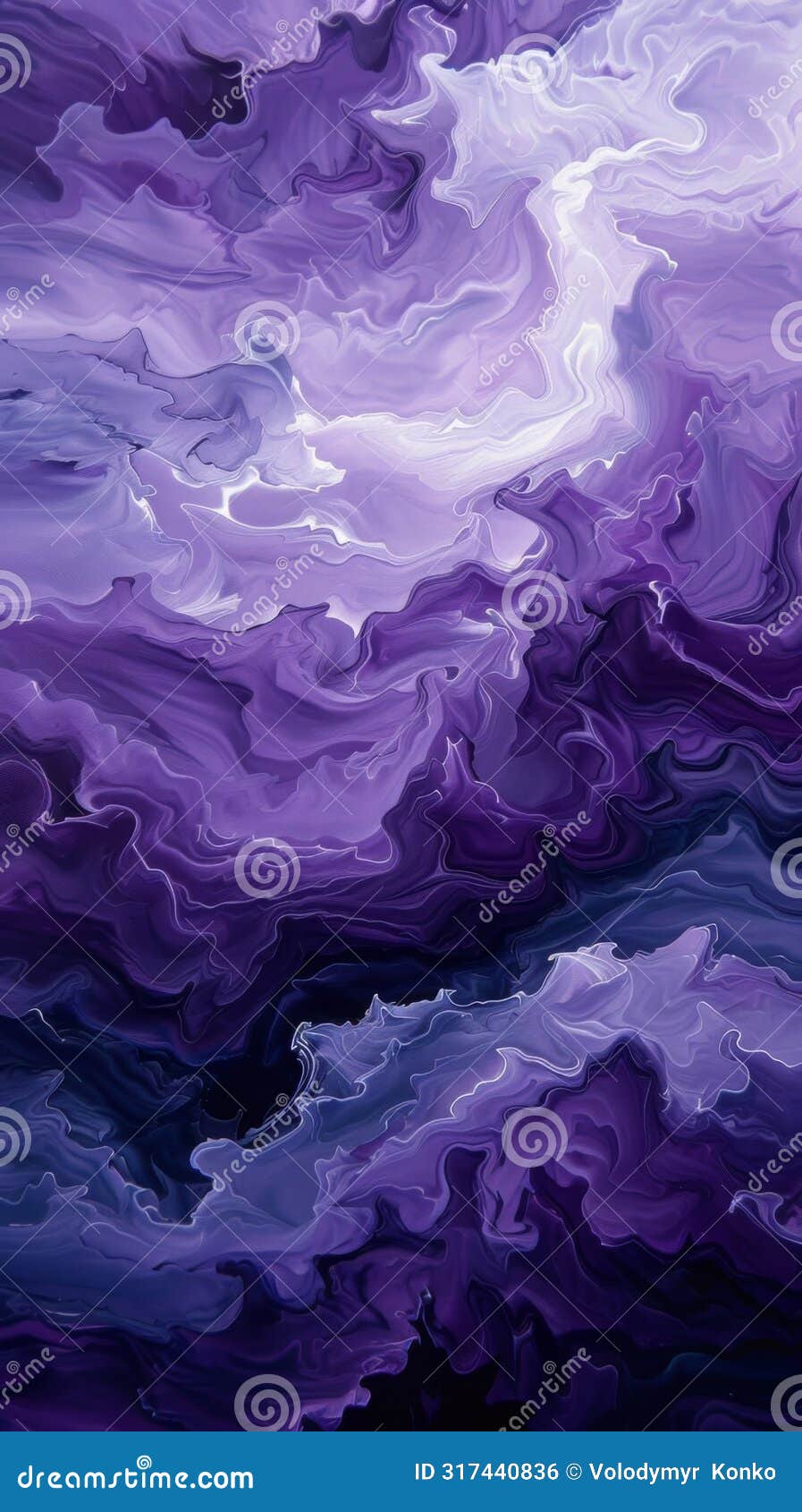 Abstract Purple and Navy Blue Swirled Pattern Stock Photo - Image of ...