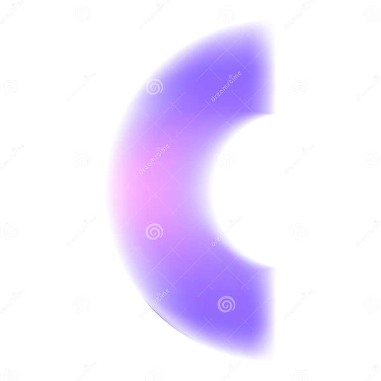 Abstract Purple and Pink Gradient Creating a Blurred Arc Shape Stock ...
