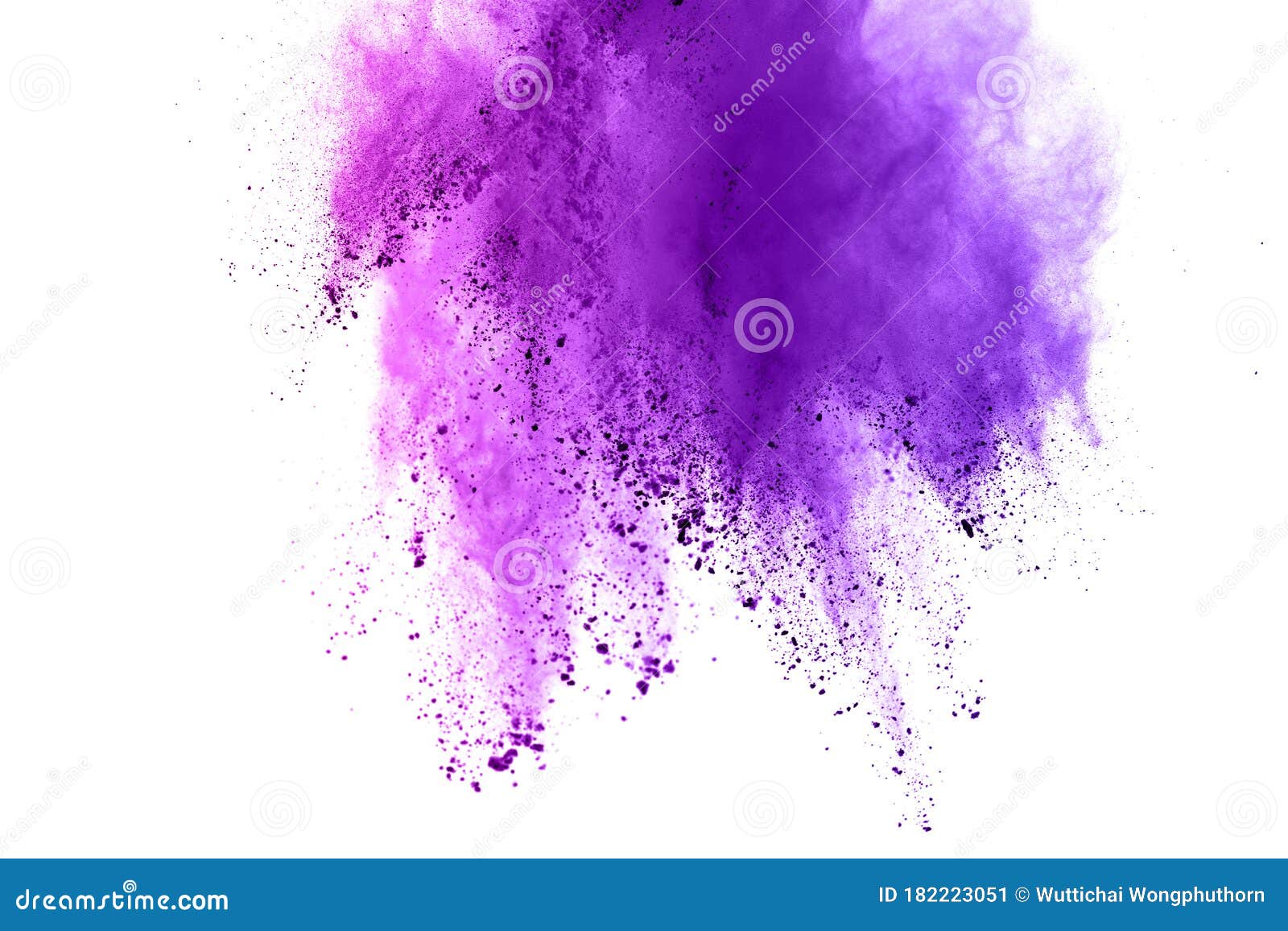 Purple Powder Asthma Inhaler On White Royalty-Free Stock Photo ...
