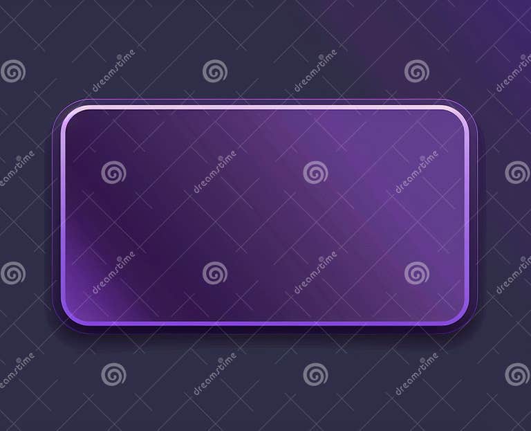 Abstract Purple Rectangular Card with Rounded Corners on Dark ...